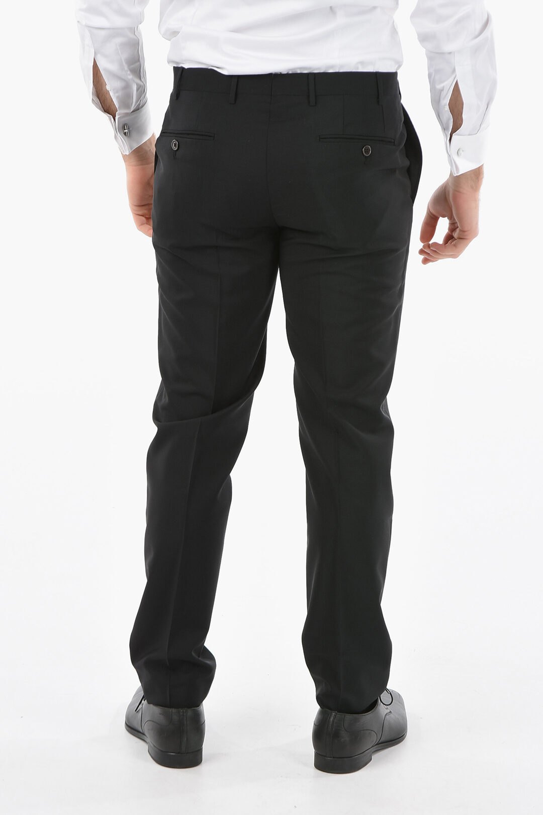 Corneliani mohair and virgin wool ACADEMY CERIMONIA jetted pocket ...