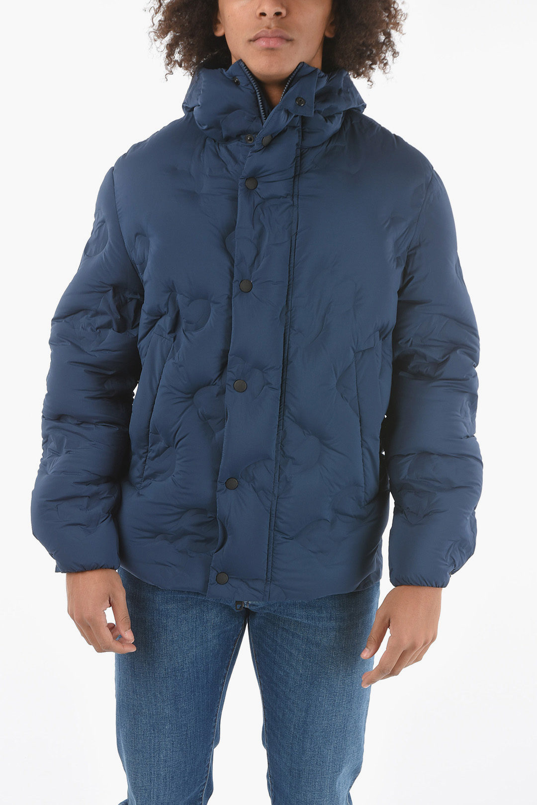 Dolce & Gabbana Monogram Zip-up Down Jacket men - Glamood Outlet