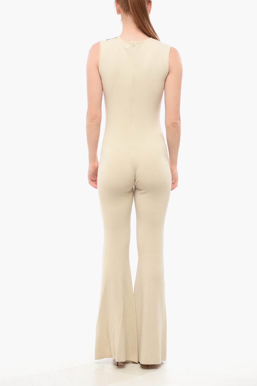 Elisabetta Franchi MOVES Knitted Jumpsuit with Ankle Splits women ...