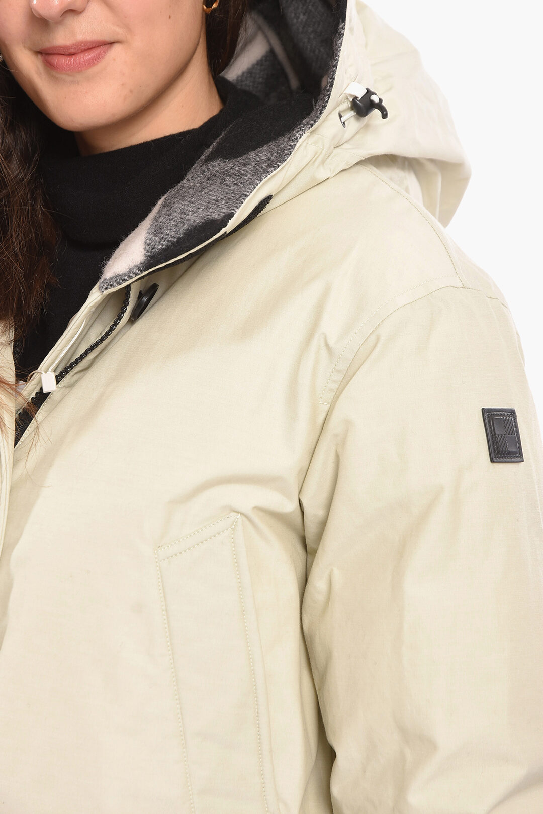 Woolrich Multifabric Reversable Parka with Padding women - Glamood Outlet