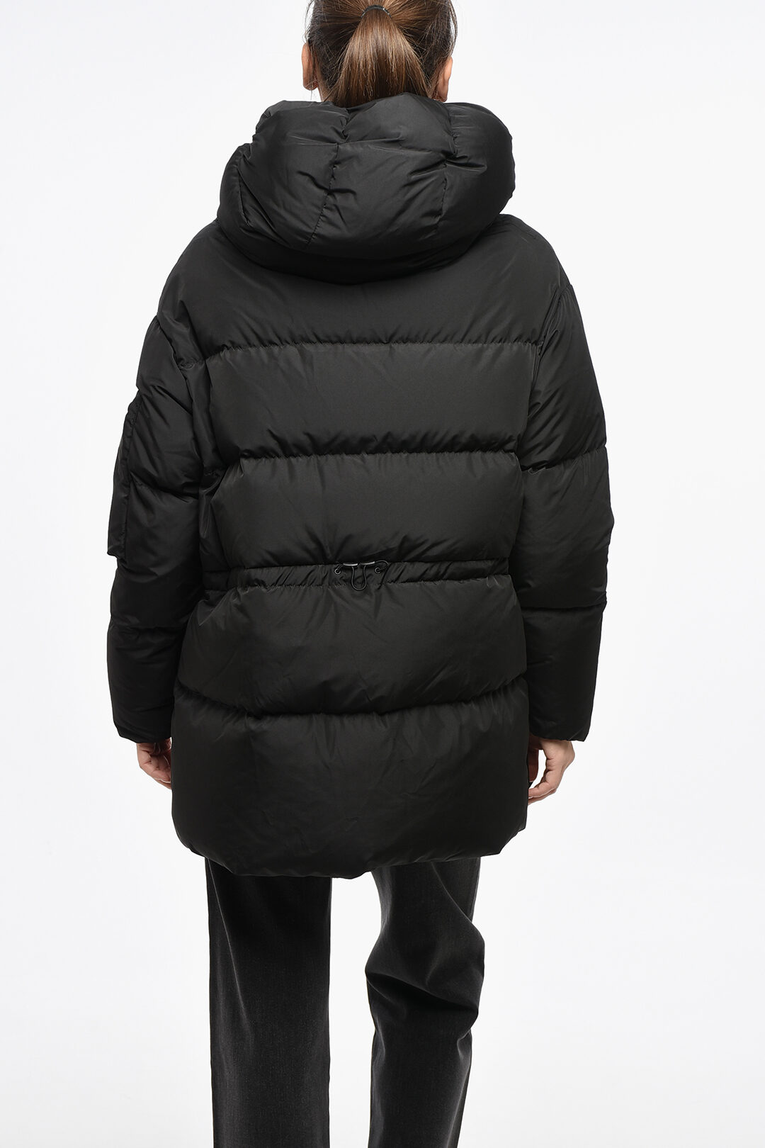 Bacon Multipocketed CLOUD Down Jacket with Drawstringed Waist women ...