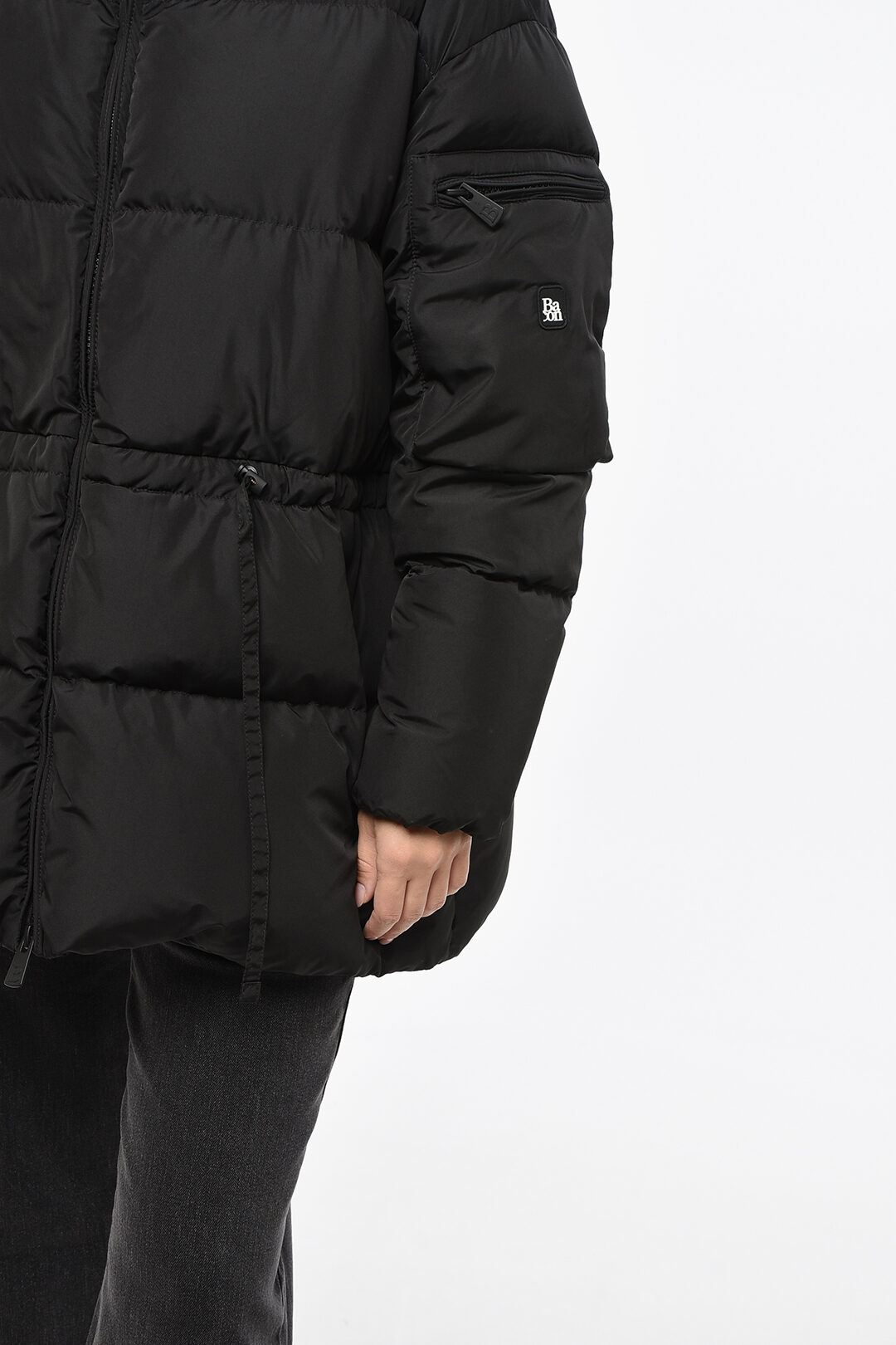 Bacon Multipocketed CLOUD Down Jacket with Drawstringed Waist women ...