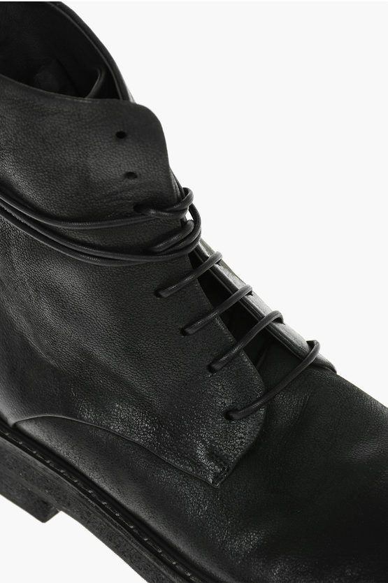 Marsell Nabuck Leather PARRUCCA Zipped Combat Boots damen - Glamood Outlet