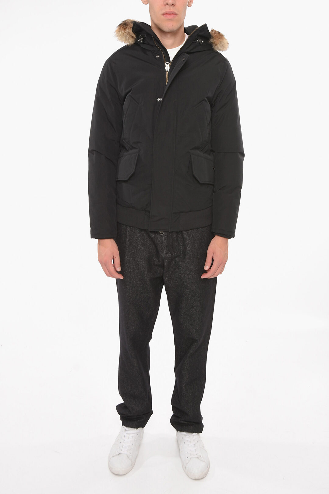 Woolrich NORTHERN Puffer Jacket with Canadian Coyote Fur men - Glamood ...