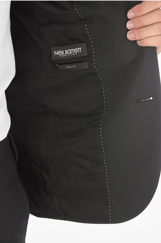 Neil Barrett Notch Lapel TRAVEL SLIM NARROW Suit men - Glamood Outlet