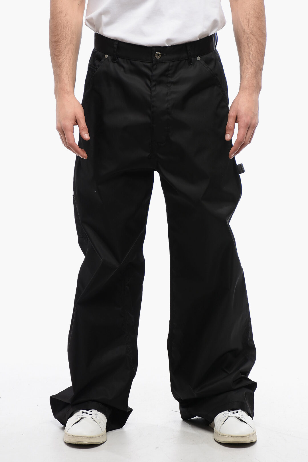 Off-White Nylon CARPENTER Pants with Belt Loops men - Glamood Outlet