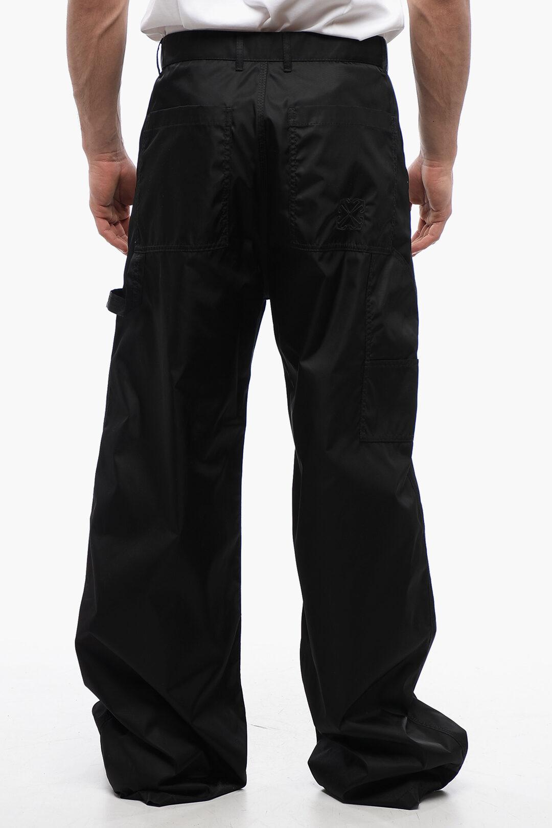 Off-White Nylon CARPENTER Pants with Belt Loops men - Glamood Outlet