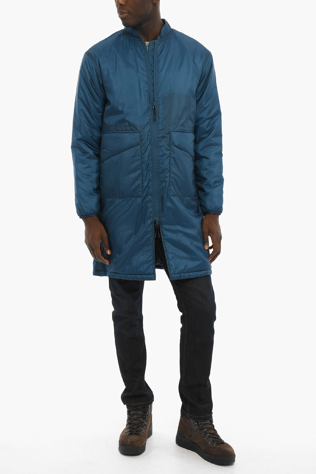 Woolrich Nylon DIAMOND FUSE Padded Jacket with Maxi Pockets men ...