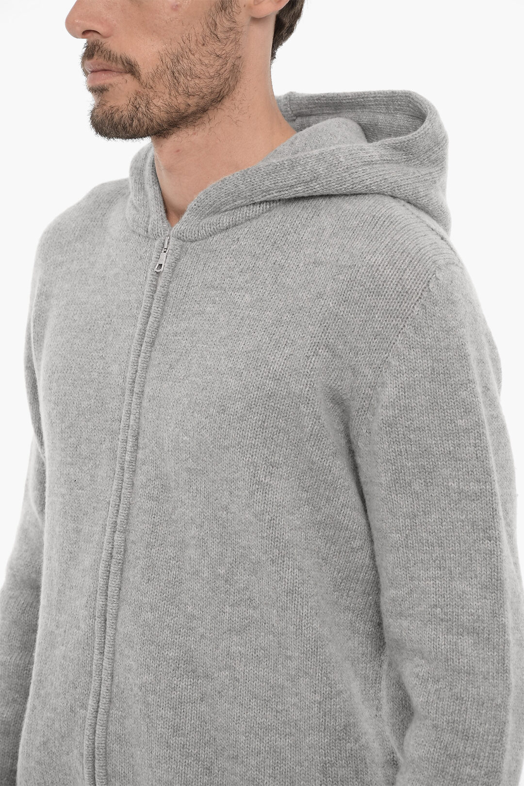 Palm Angels Nylon e Wool Sweater with Hood men - Glamood Outlet