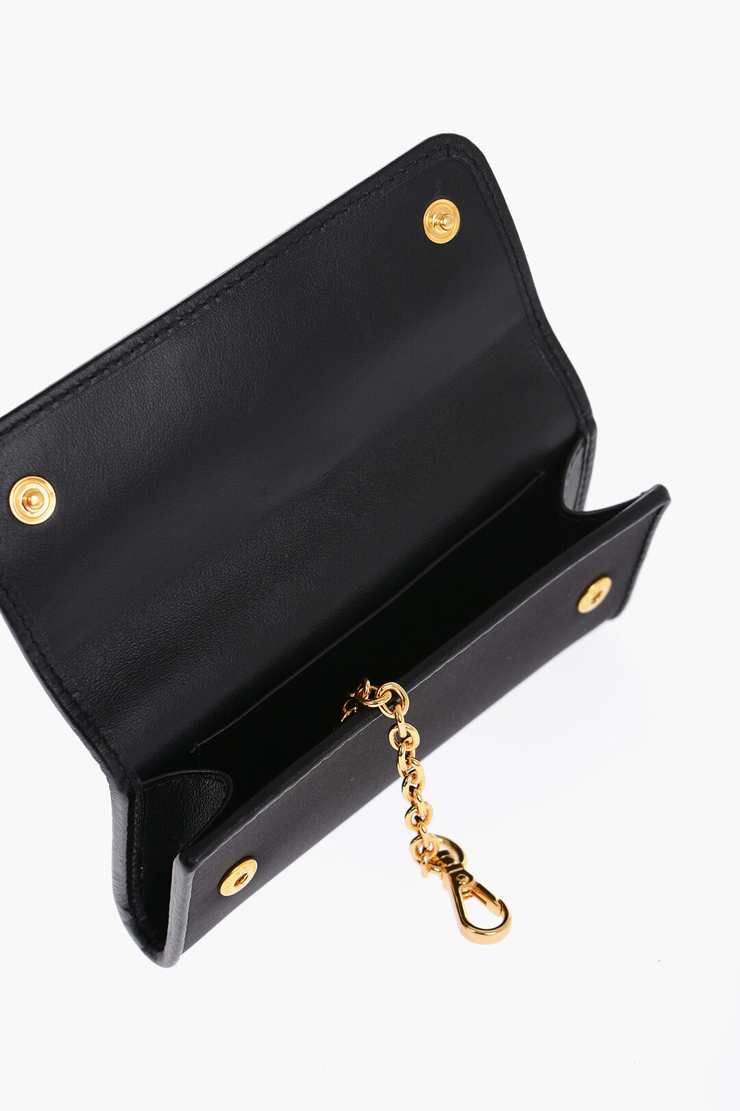 Prada Nylon Key Case with Golden Logo women - Glamood Outlet