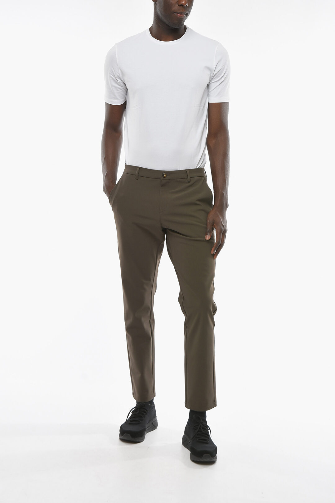 Cruna Nylon MARAIS Pants with Visible Stiching men - Glamood Outlet