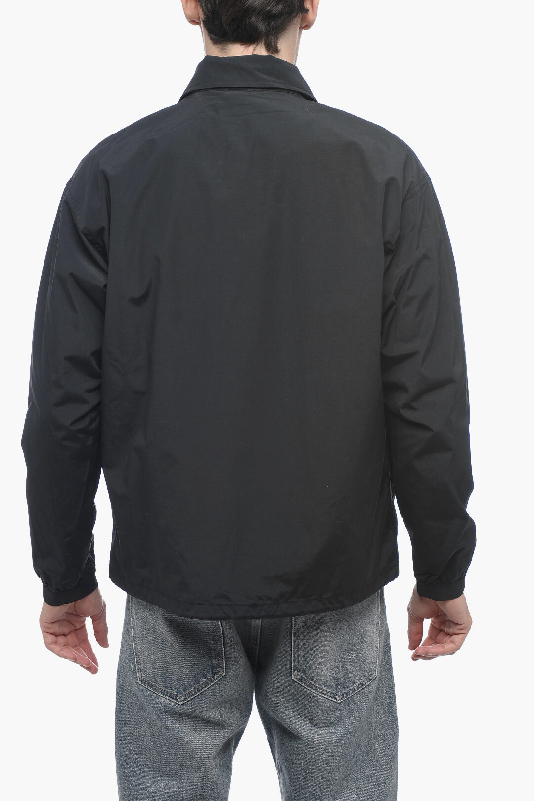 Woolrich Nylon MOUNTAIN STROLL Overshirt with Snap Buttons men ...