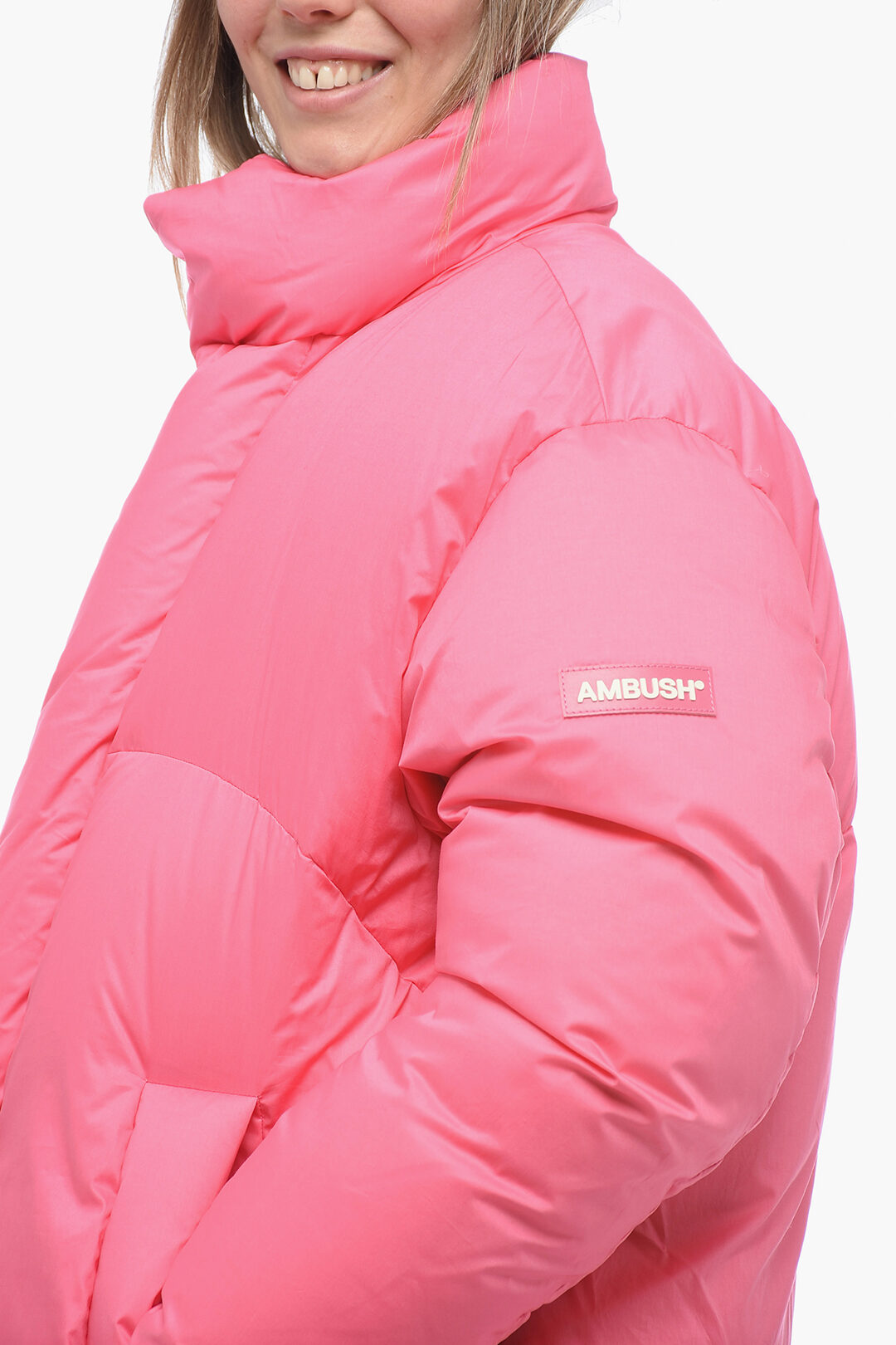 Ambush Nylon Oversized Down Jacket with Flush Pockets women - Glamood ...