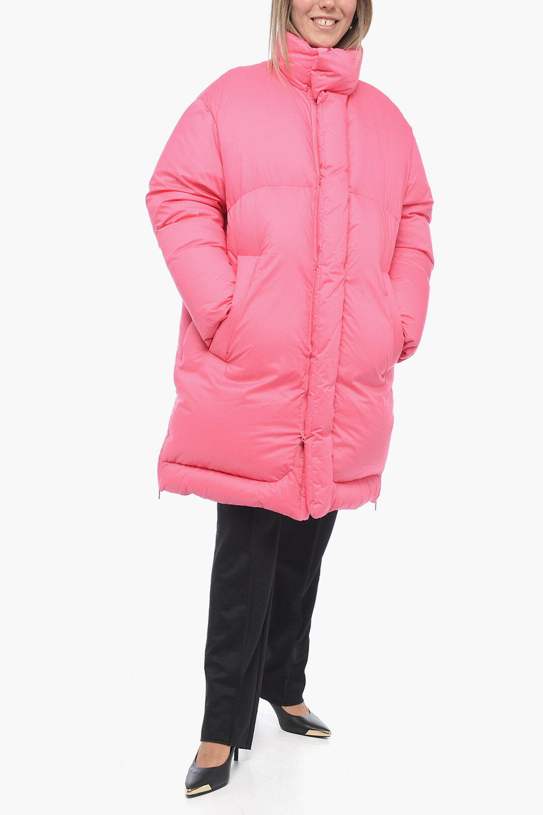 Ambush Nylon Oversized Down Jacket with Flush Pockets women - Glamood ...