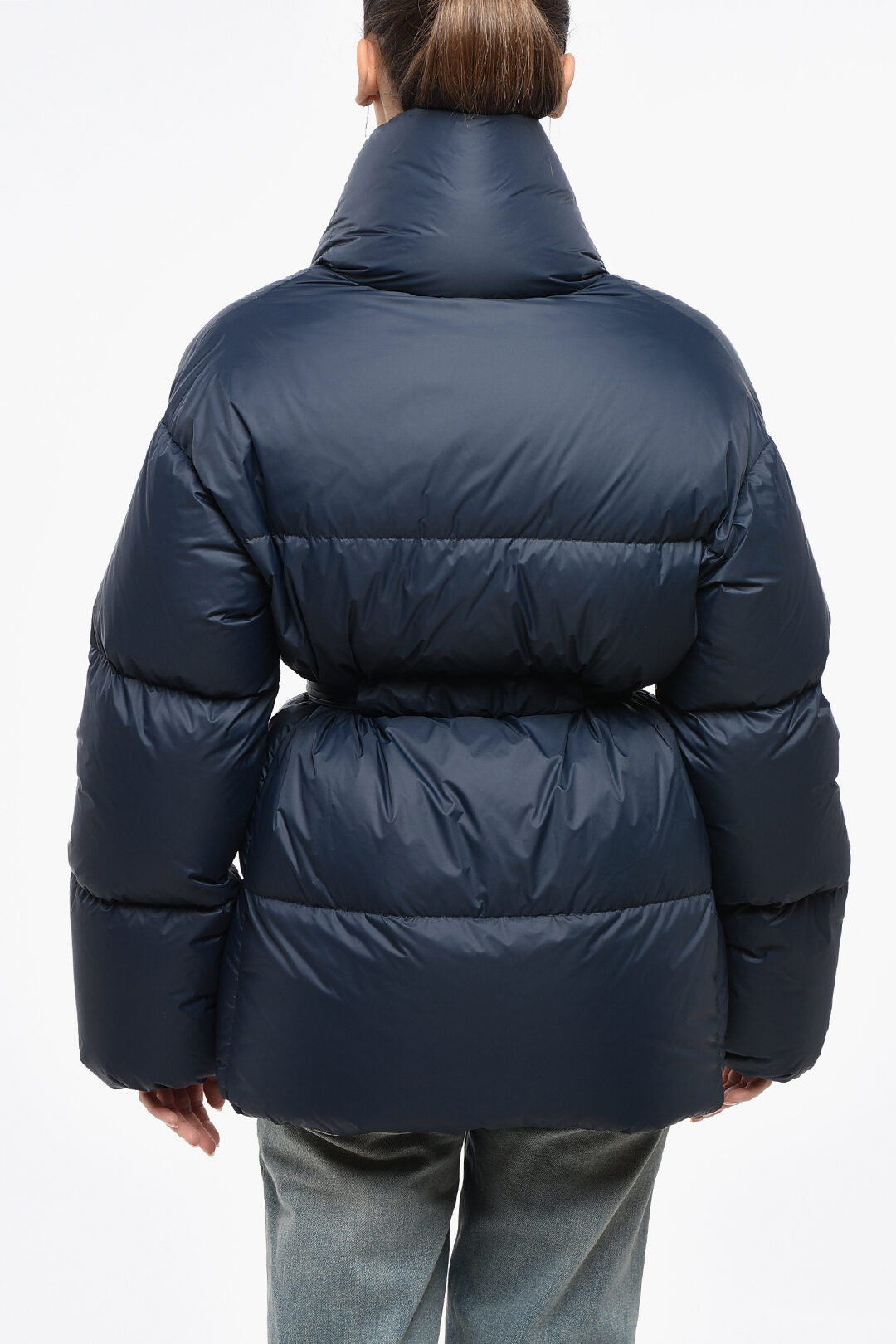 Bacon Nylon Puffer Jacket DADA with Wrap Design women - Glamood Outlet
