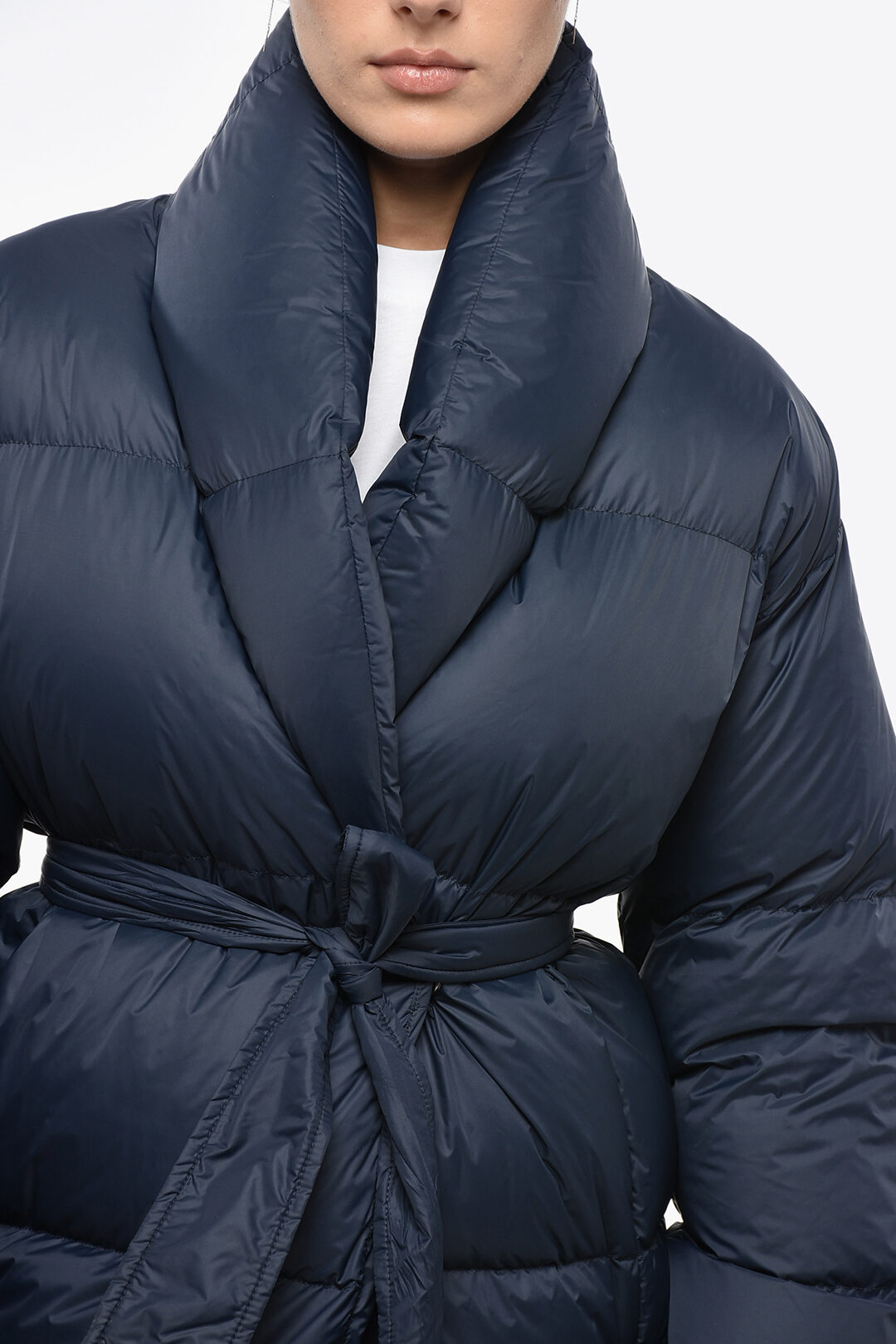 Bacon Nylon Puffer Jacket DADA with Wrap Design women - Glamood Outlet