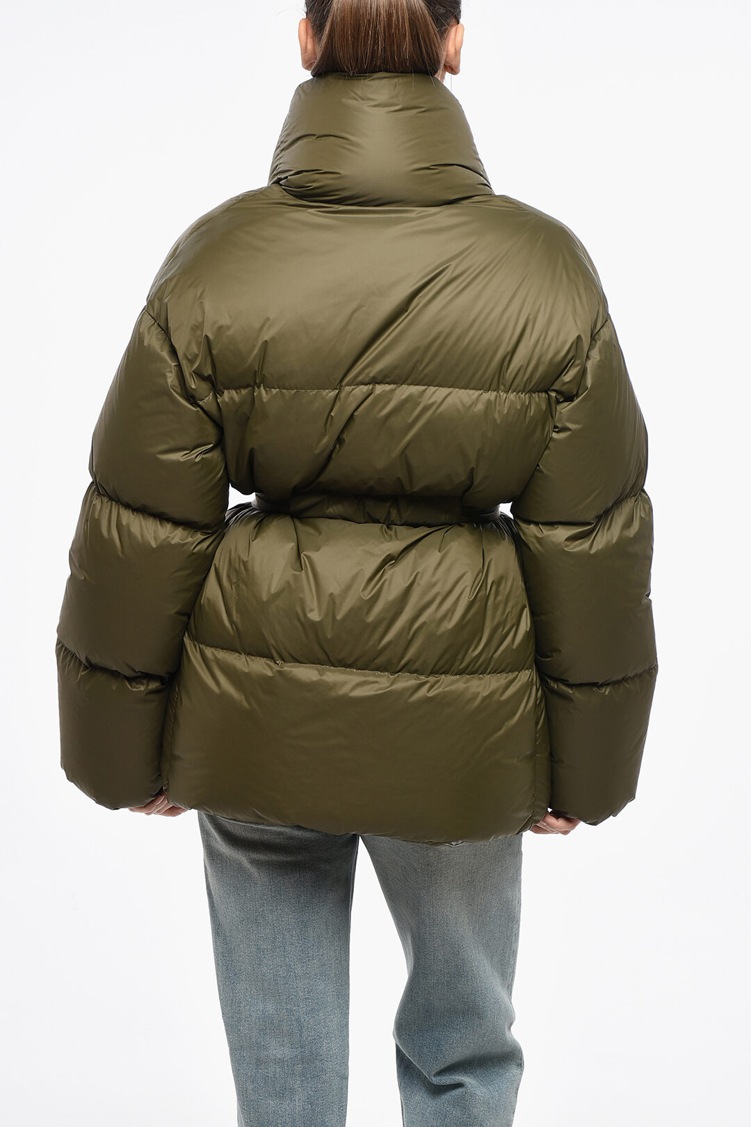 Bacon Nylon Puffer Jacket DADA with Wrap Design women - Glamood Outlet