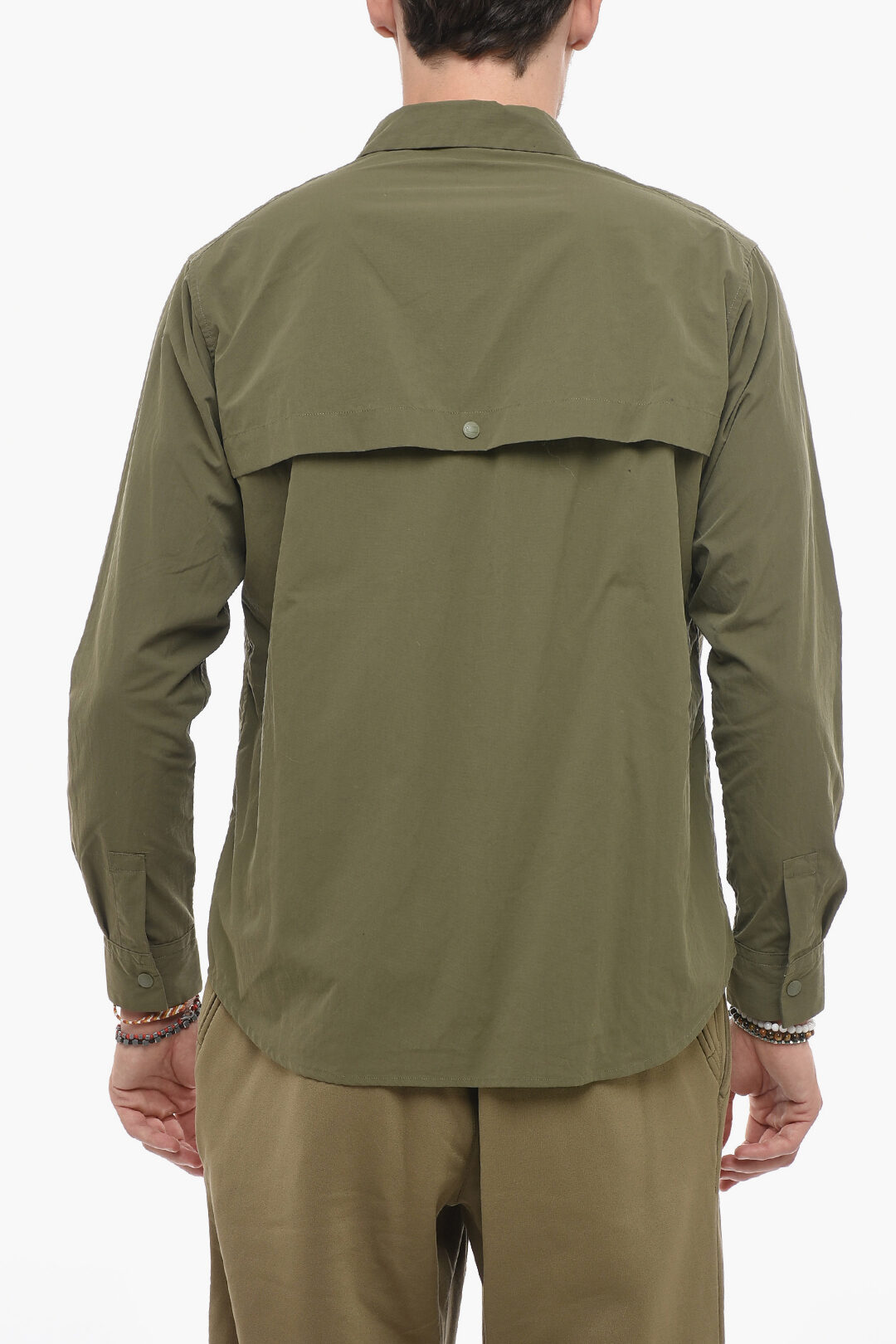 Woolrich Nylon Shirt with Double Breast Pocket men - Glamood Outlet