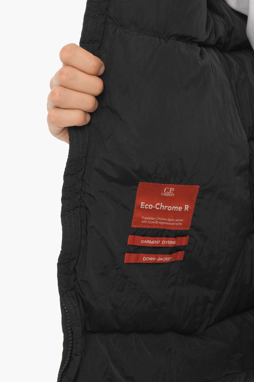 CP Company Nylon Solid Color Down Jacket with Hood men - Glamood Outlet