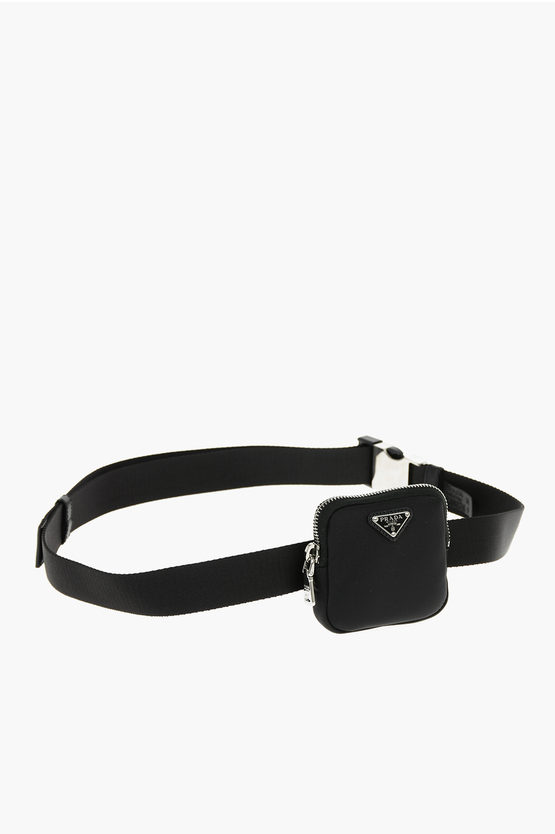 Prada Nylon Utility Belt with Logoed Pouch men - Glamood Outlet
