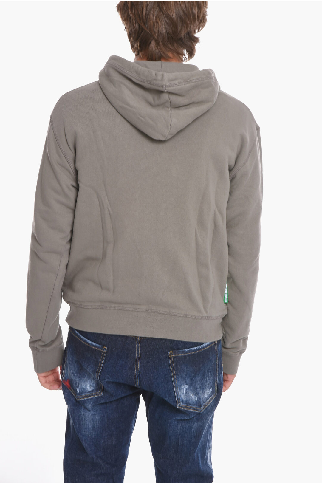 Dsquared2 ONE LIFE ONE PLANET Zip-up Hoodie Sweatshirt with Lettering ...