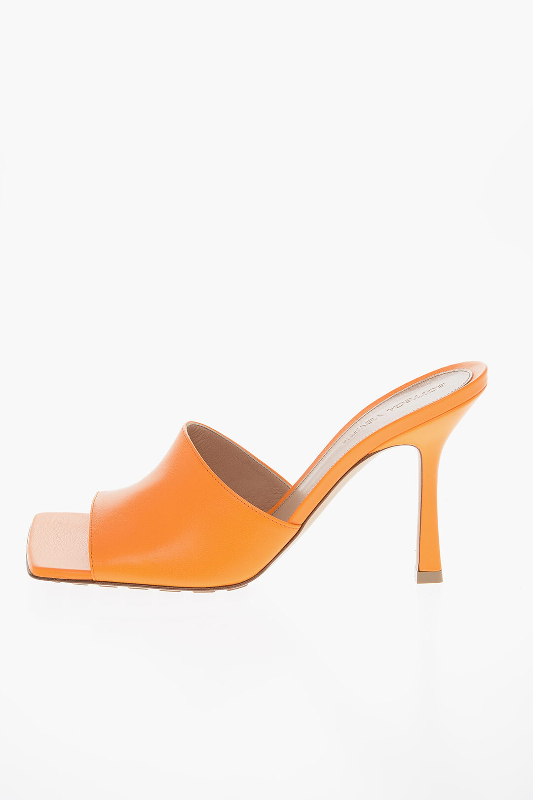 Bottega Veneta Open Toe STRETCH Leather Mules 10cm women - Glamood Outlet
