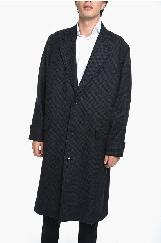 Martine Rose Oversized Coat with Herringbone Pattern men - Glamood Outlet