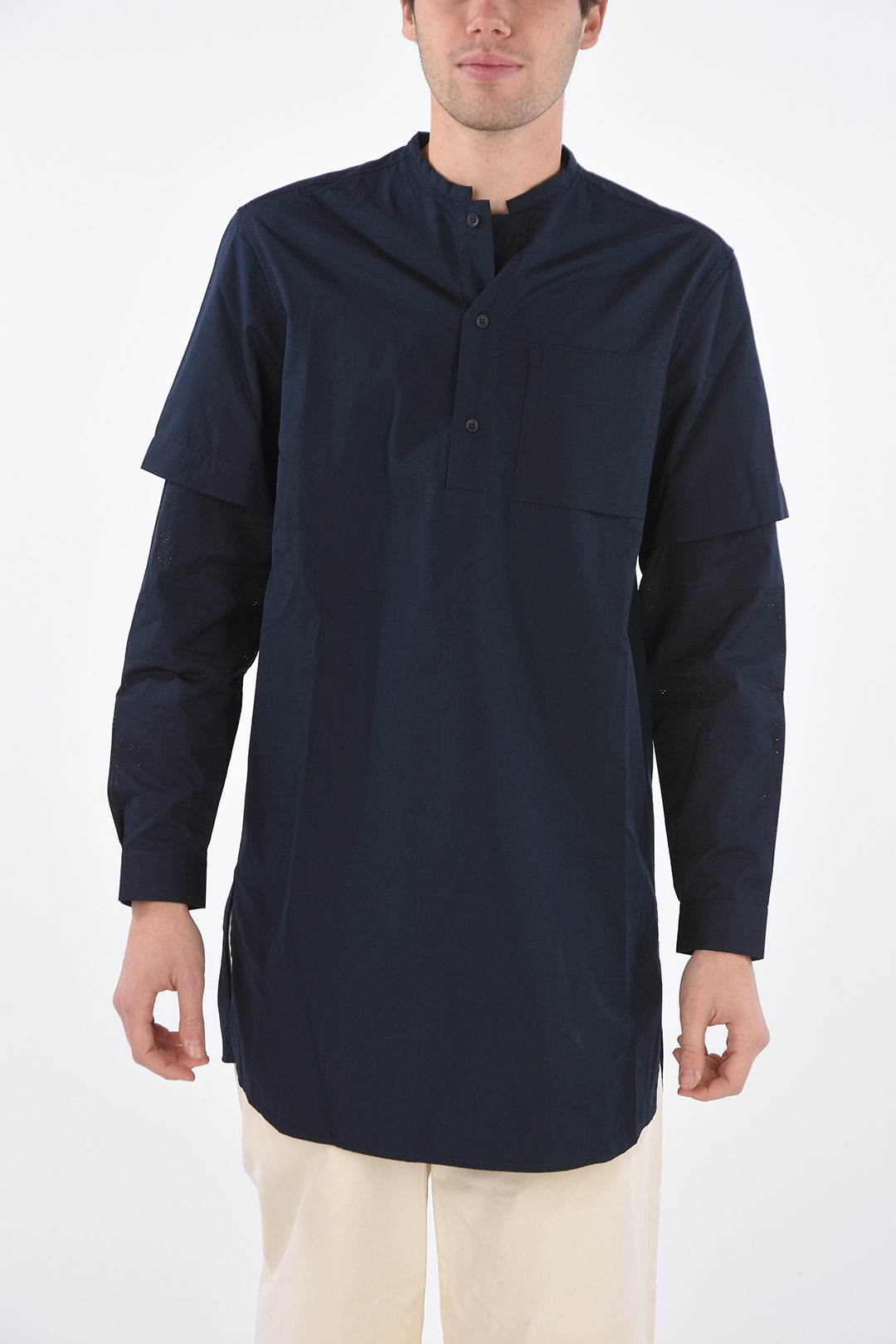 OAMC Oversized Corean Neck Shirt men - Glamood Outlet