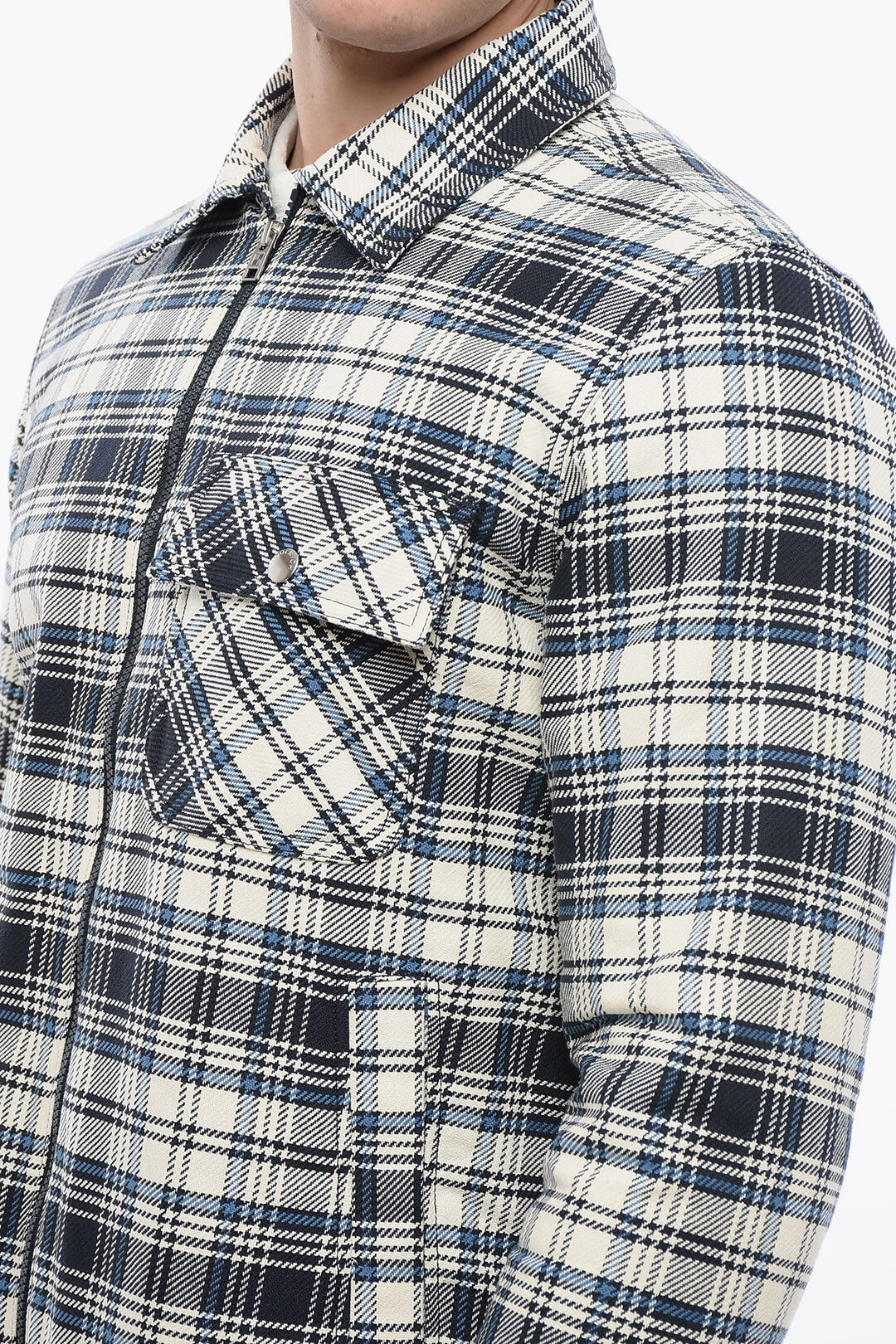 Woolrich Padded Checkered TIMBER Overshirt men - Glamood Outlet