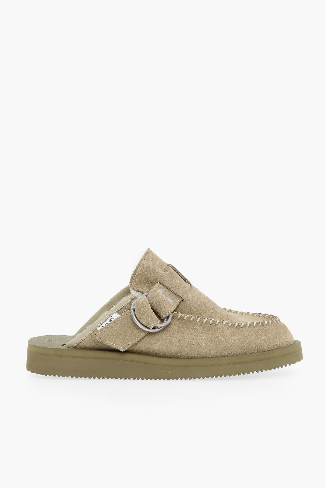Suicoke Padded Suede Leather Sabot men - Glamood Outlet