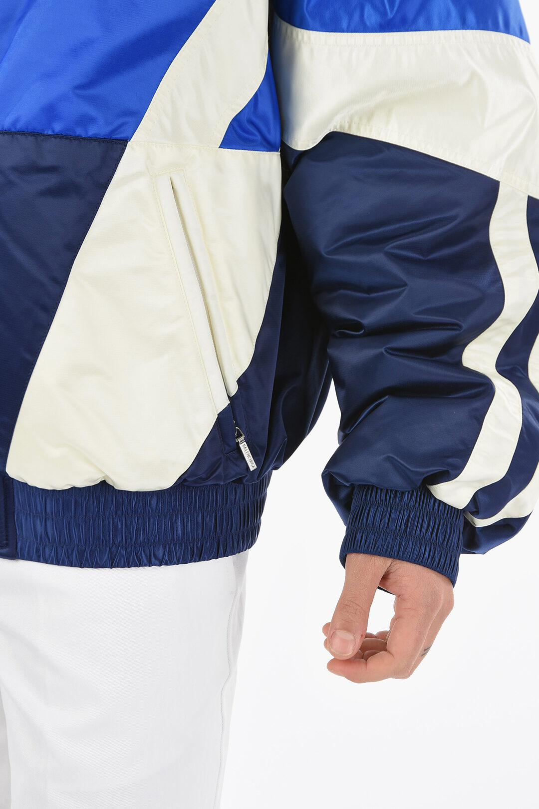 Balenciaga Padded UNISEX Tracksuit Bomber Jacket with Embroidered Logo ...