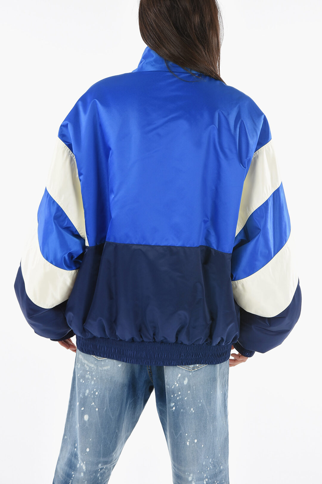 Balenciaga Padded UNISEX Tracksuit Bomber Jacket with Embroidered Logo ...