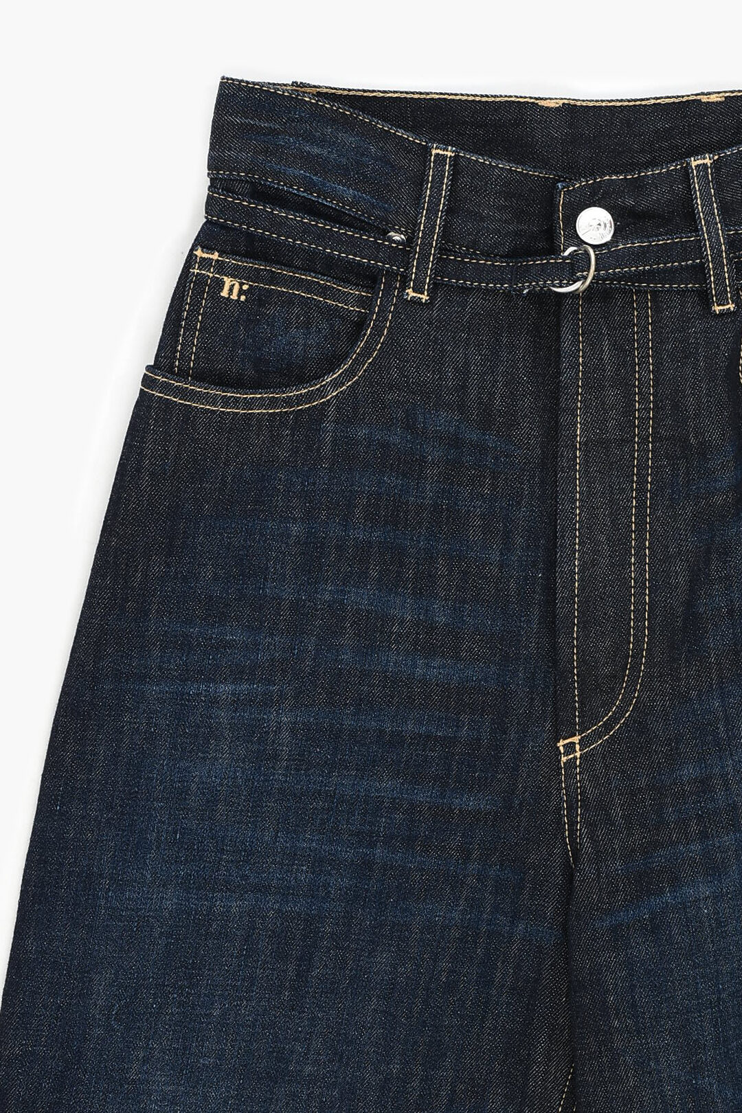 Nine In The Morning Palazzo LADA Jeans With Laces on the ankle and Belt ...