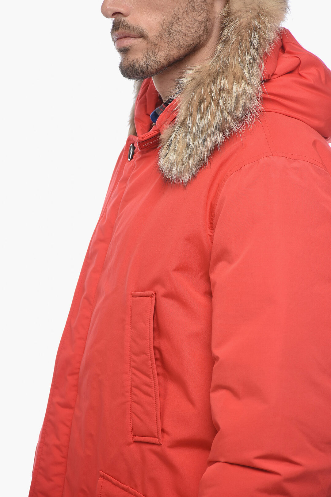 Woolrich Parka DAYTONA con Vera Pelliccia di Coyote uomo - Glamood Outlet