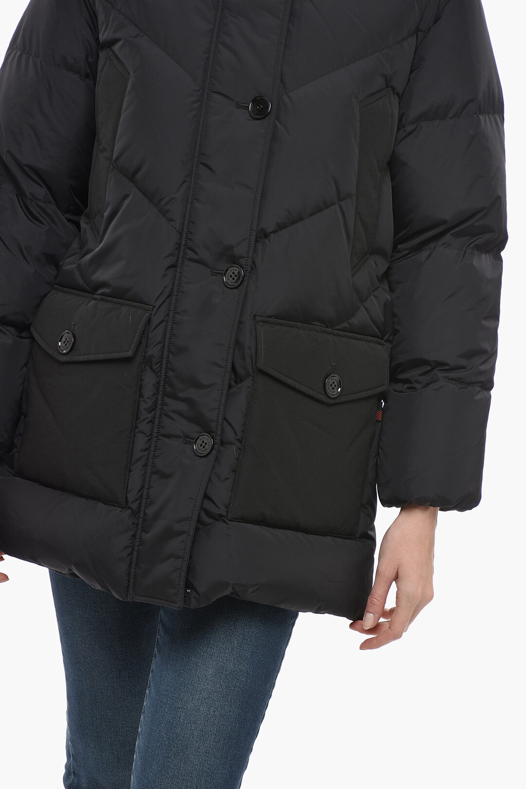 Woolrich Parka LOGO With Fur Hood women - Glamood Outlet