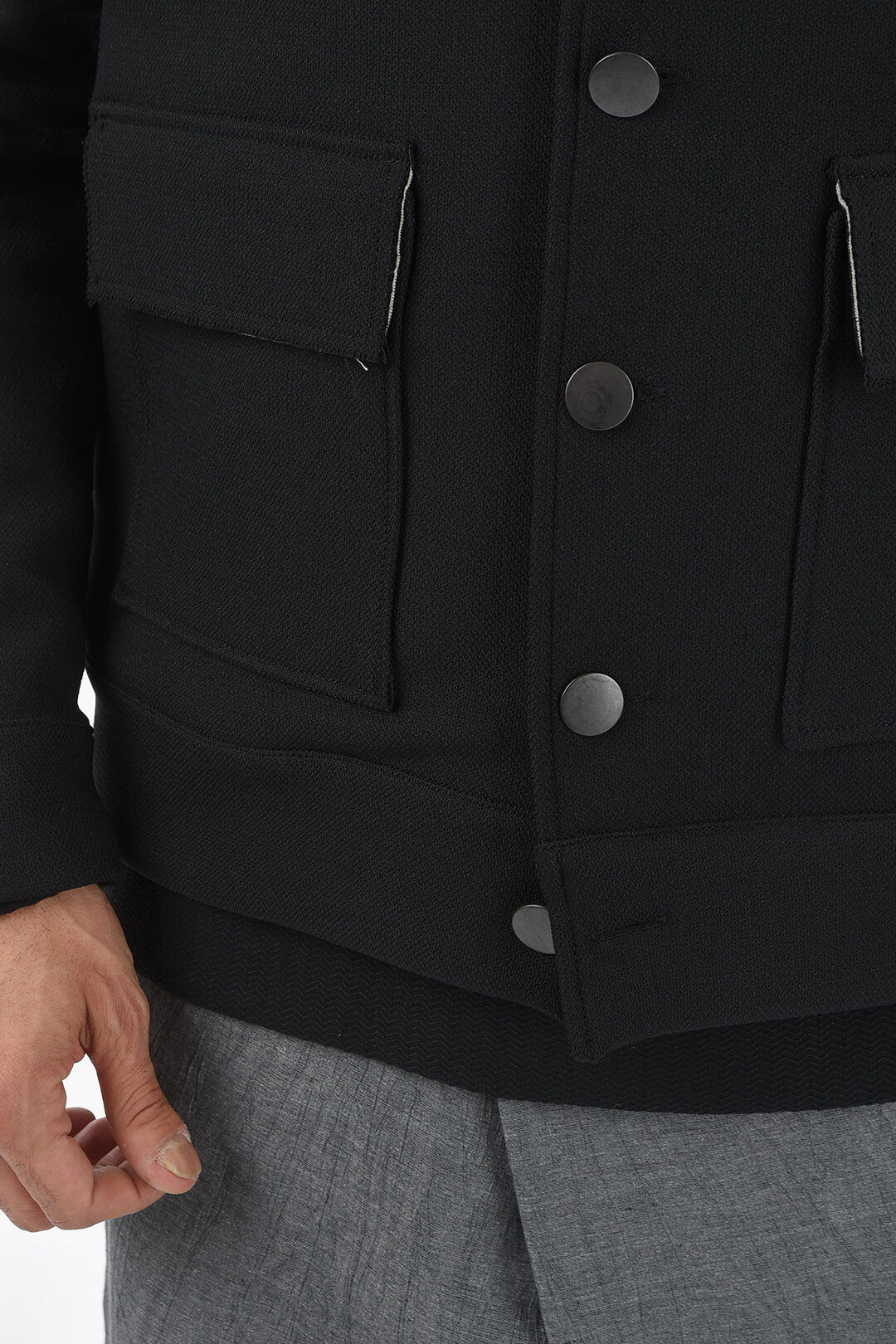 Ixos Patch Pockets OCHENITE Jacket with Silver Buttons men - Glamood Outlet