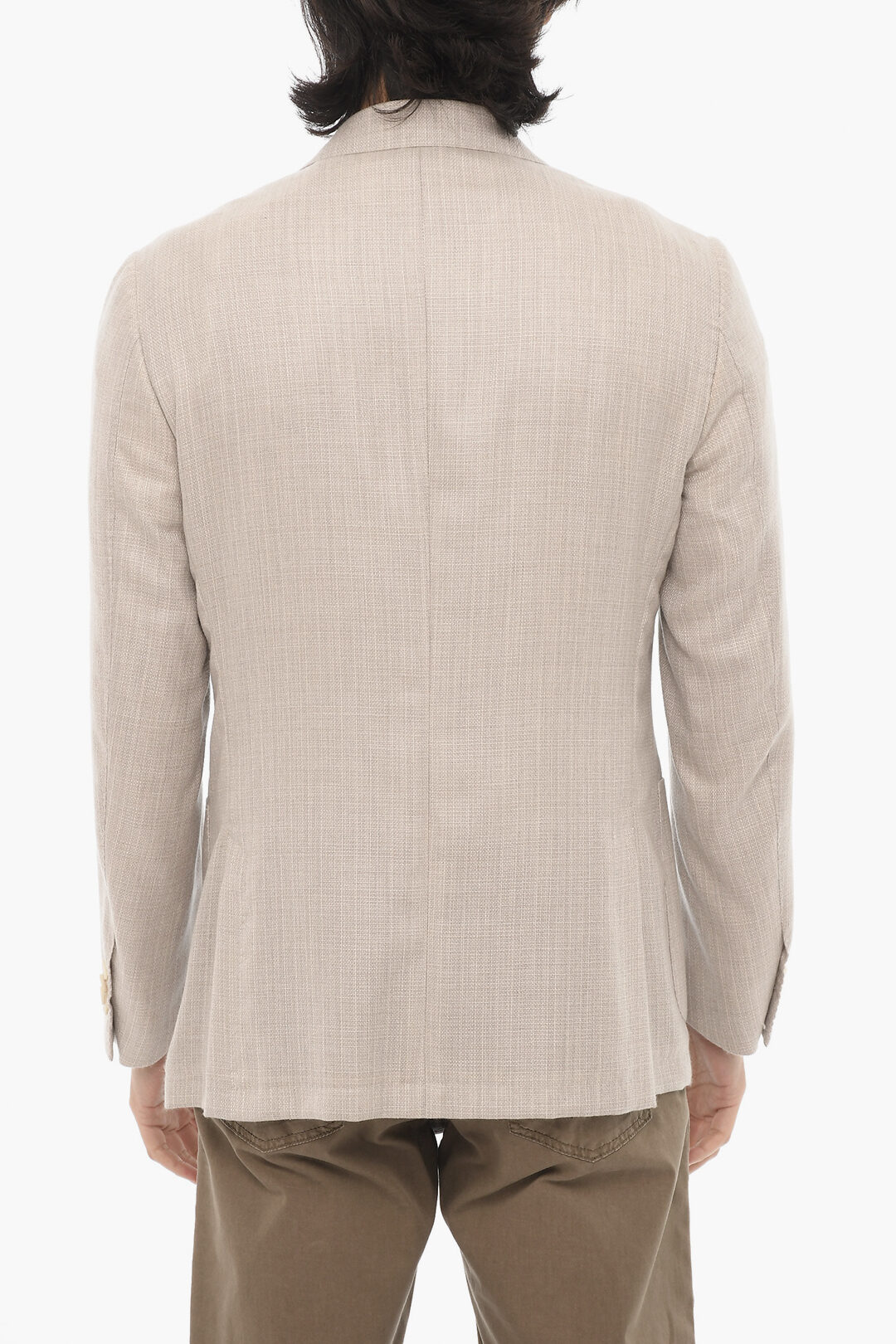 Corneliani Peak Lapel Cashmere and Silk ACADEMY SOFT Double Breasted ...