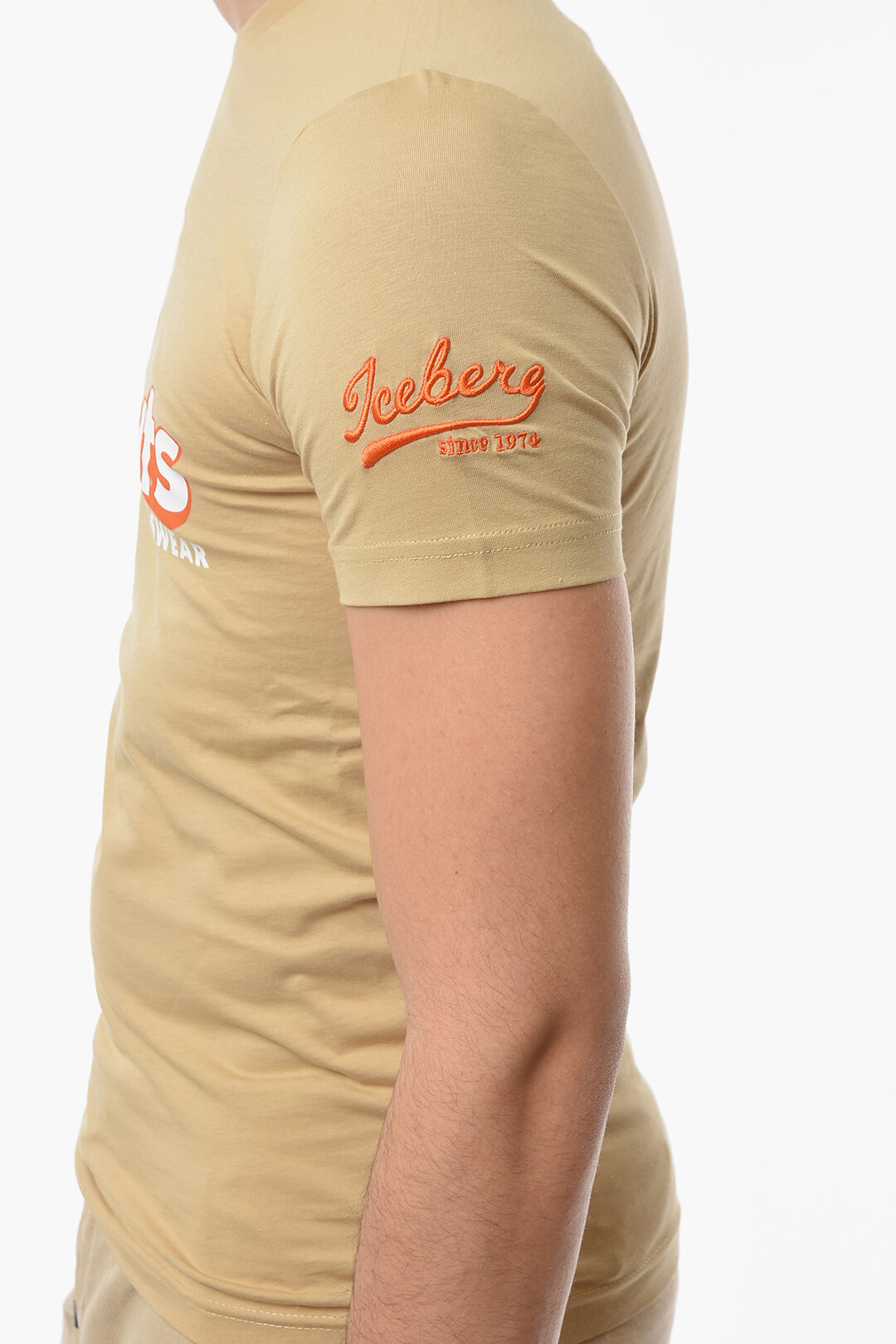 Iceberg PEANUTS Front Printed Crew-neck Cotton T-Shirt men - Glamood Outlet