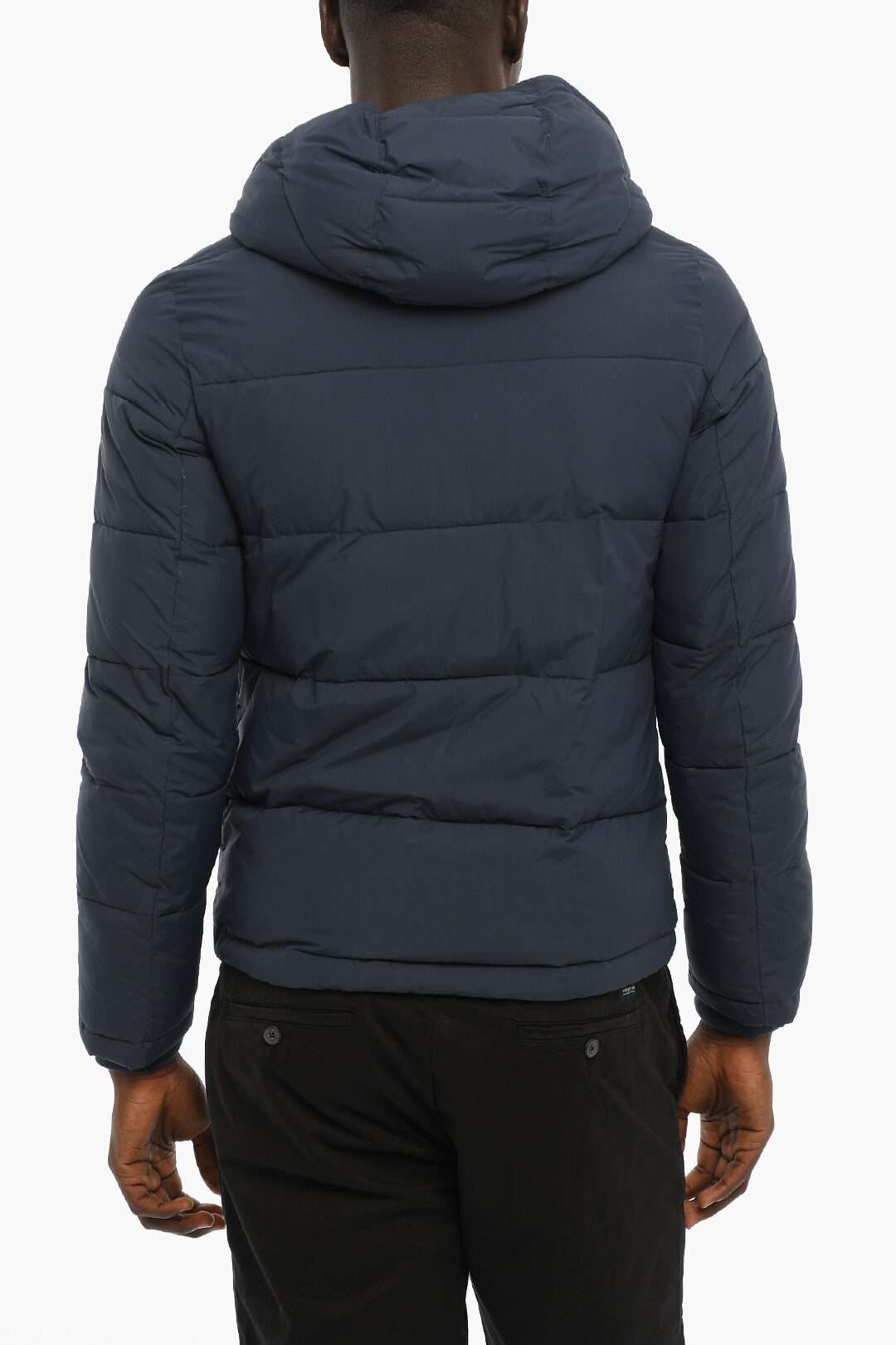 Woolrich PENN-RICH Solid Color Padded Jacket with Hood men - Glamood Outlet