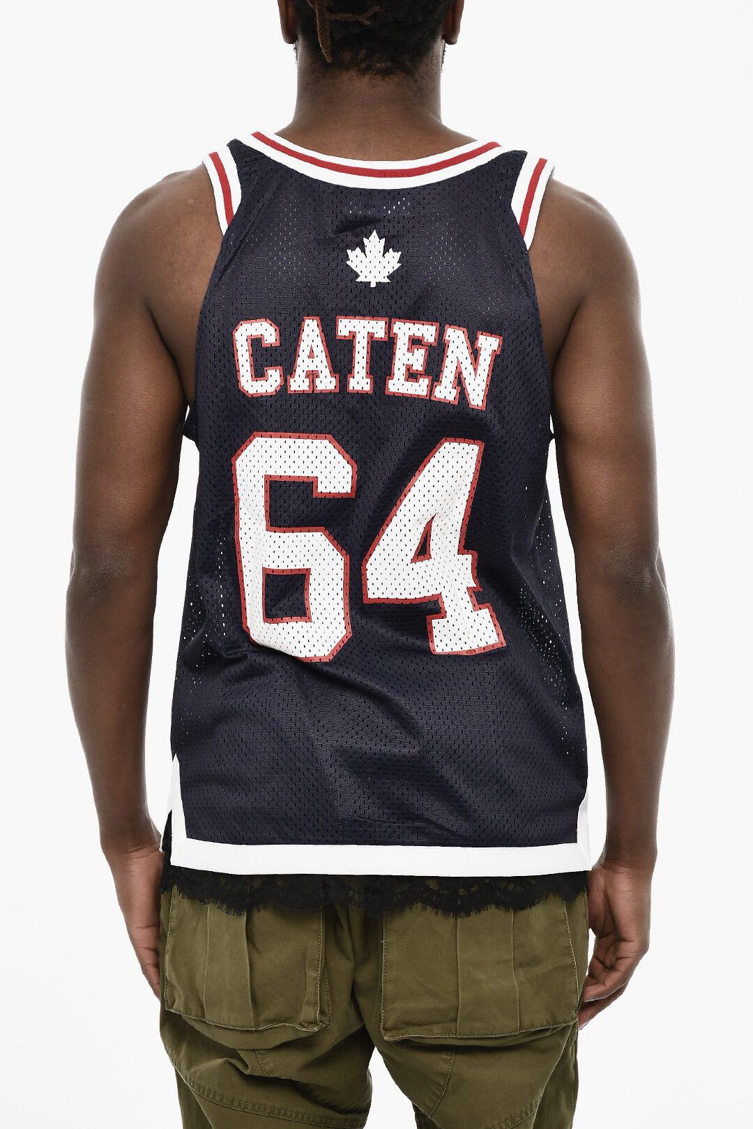 Dsquared2 Perforated Tank Top with Contrast Bands men - Glamood Outlet