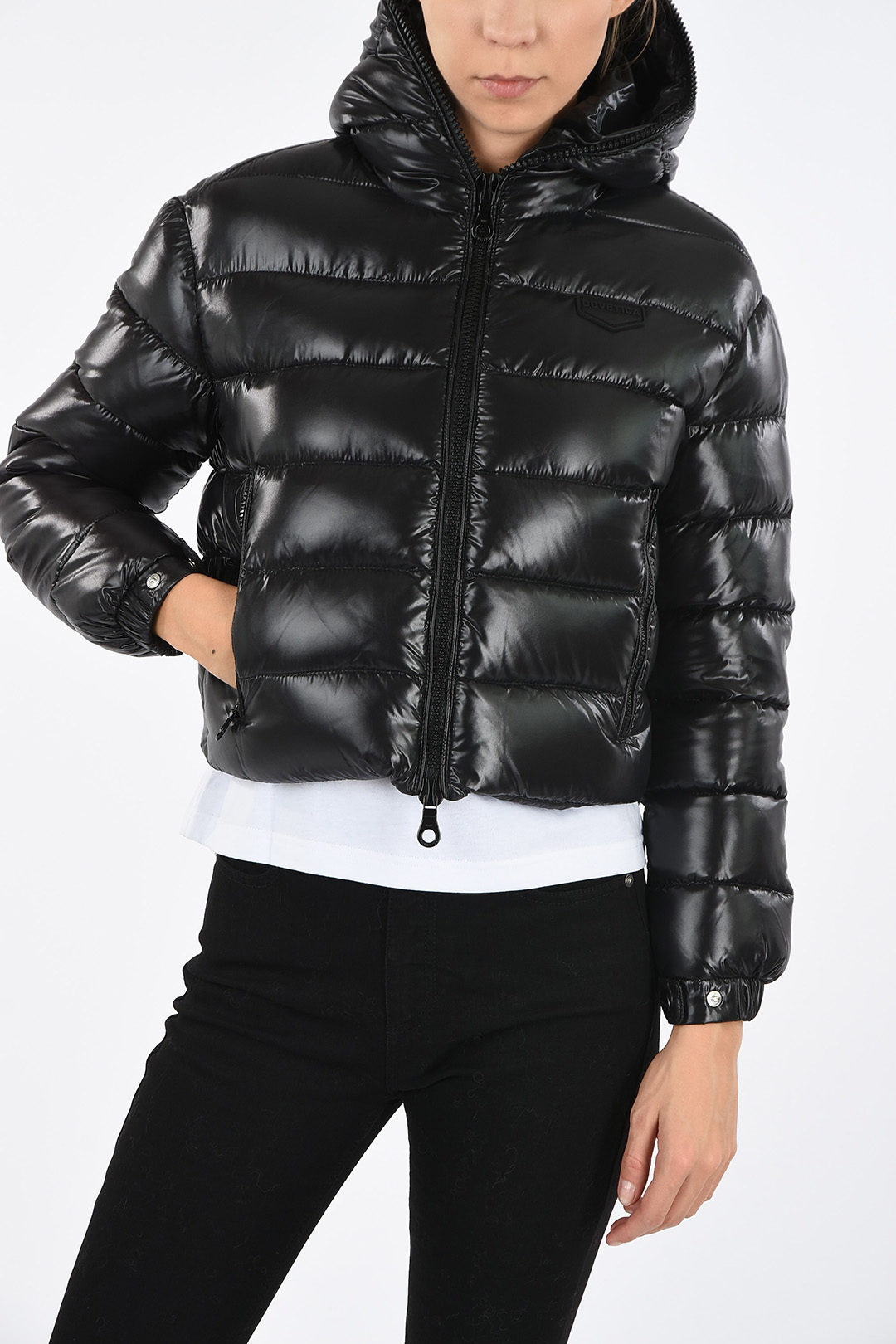 Duvetica Piumino MATAR Crop con Zip Frontale donna - Glamood Outlet