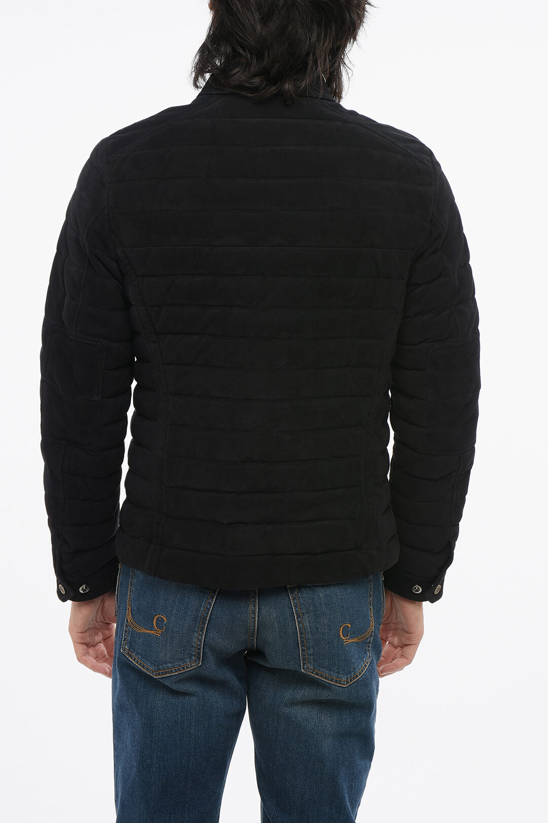 Moorer Piumino Trapuntato CRESPI in Eco-Suede uomo - Glamood Outlet