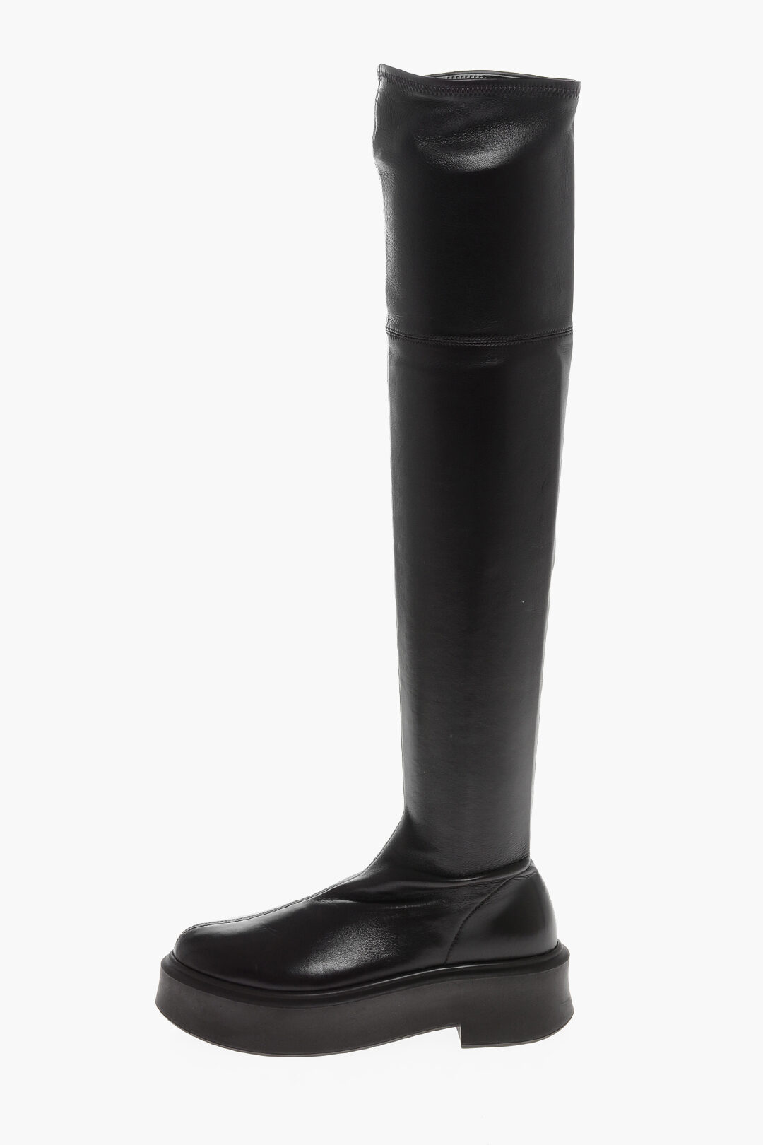 The Row Platform Over-the-Knee Stretch Leather Boots women - Glamood Outlet