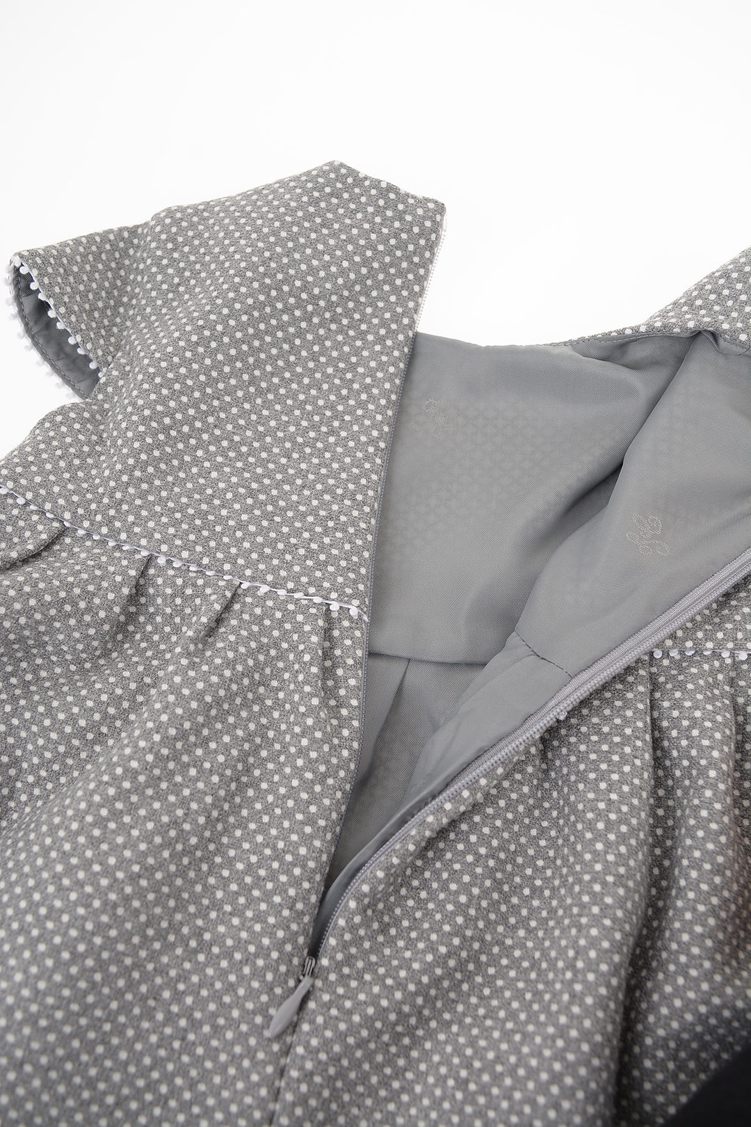 Tartine et Chocolat Polka Dots Dress with Zip Back Closure girls ...