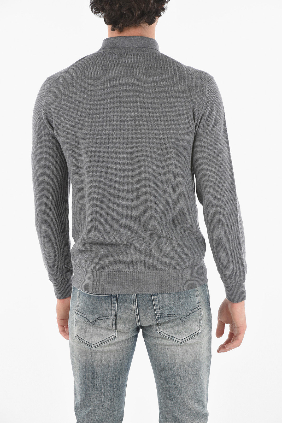 Altea Polo Neck Wave Point Sweater men - Glamood Outlet