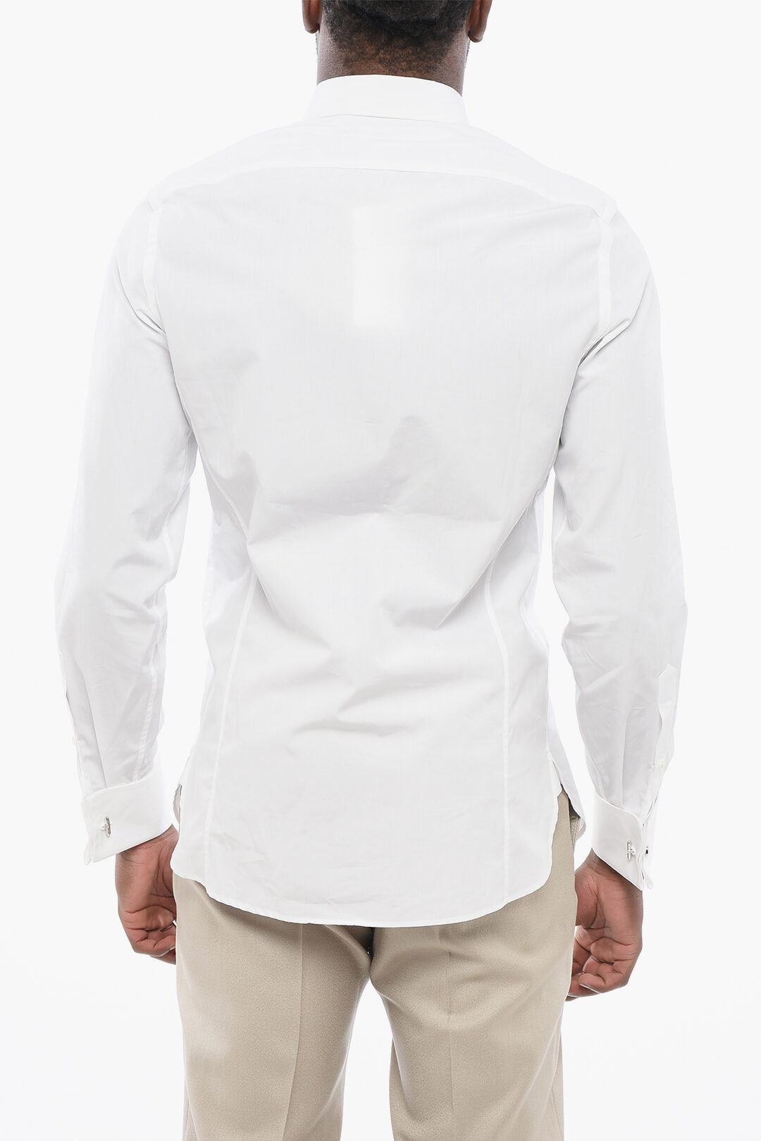 Gucci Popeline Tuxedo Shirt with Wing Tip Collar men - Glamood Outlet