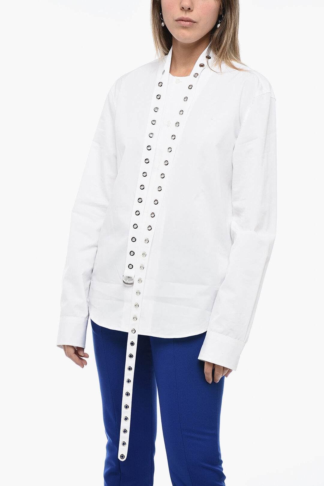 Off-White Popli Shirt with Eyelets Collar women - Glamood Outlet