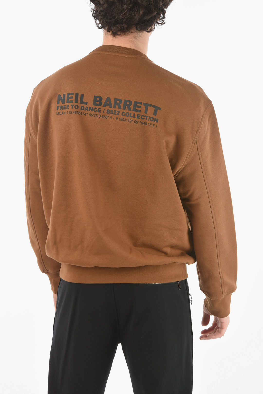 Neil Barrett Printed Easy Fit BLURRED DANCER Sweatshirt men - Glamood ...
