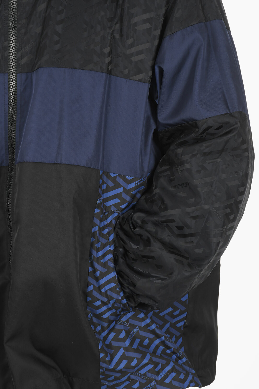 Versace Printed Windbreaker With Hidden Hood men - Glamood Outlet