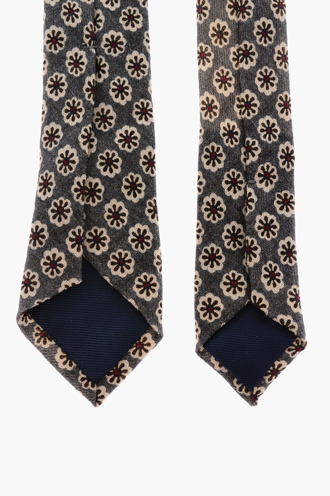 Corneliani printed wool kipper tie men - Glamood Outlet